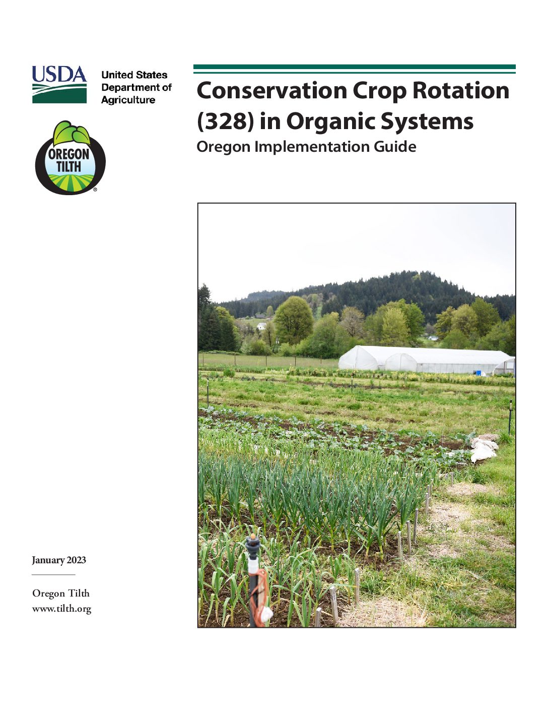 Crop Rotation Farm Oregon University Establishing Winter Cover Crops