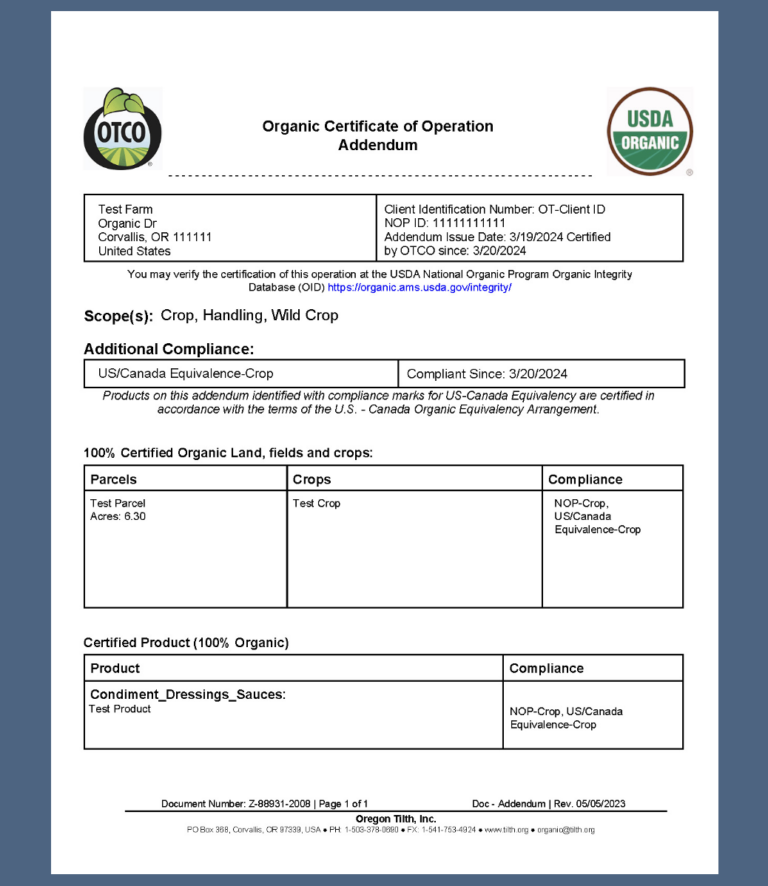 Strengthening Organic Enforcement with New Standardized Organic ...